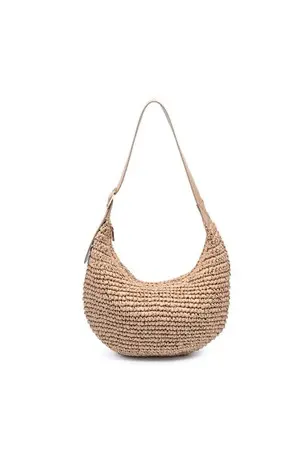 URBAN EXPRESSIONS Jasmine Hobo Bag - Natural