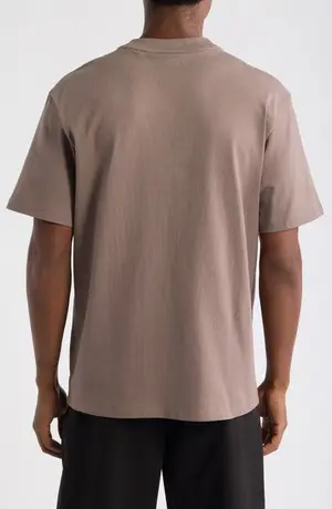 BOSS Dapolino Cotton Crewneck T-shirt - Rust/copper