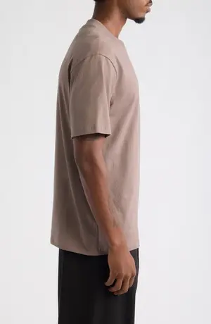 BOSS Dapolino Cotton Crewneck T-shirt - Rust/copper