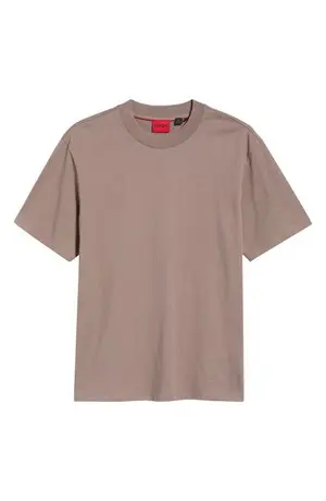 BOSS Dapolino Cotton Crewneck T-shirt - Rust/copper