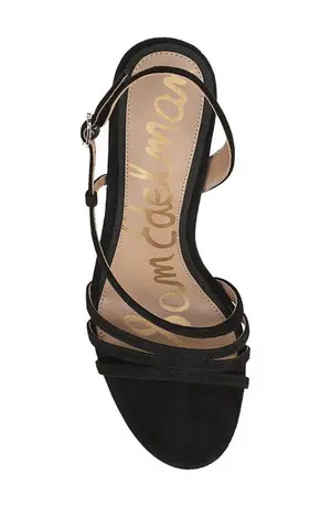 Sam Edelman Charli Slingback Stiletto Sandal - Black