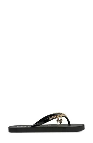 Karl Lagerfeld Paris Zemira Chain Flip Flop
