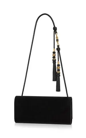 Saint Laurent Kate Velvet Clutch