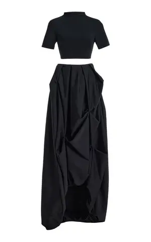 MAYGEL CORONEL Candela Skirt Set - Black
