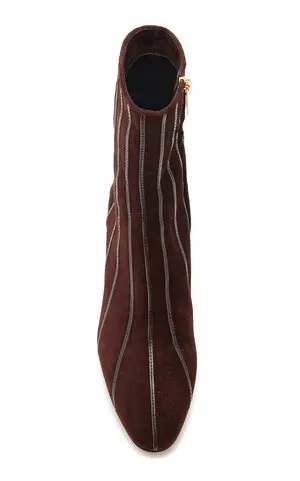 HERBERT LEVINE A Fine Line Suede Ankle Boots