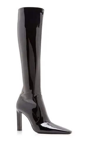 Saint Laurent Francoise Patent Leather Boots