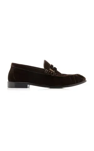 Saint Laurent Velour Le Loafers
