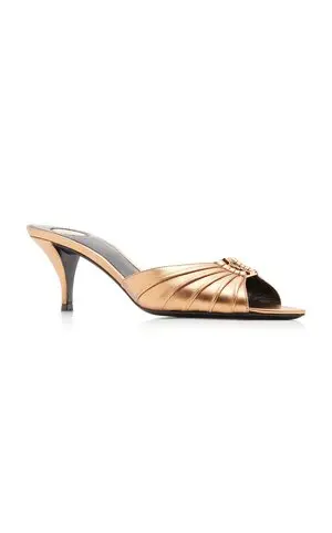 Saint Laurent Babylone Leather Mules
