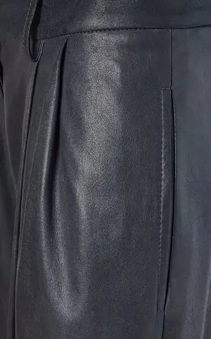 TWP Ivy Pleated Leather Trousers