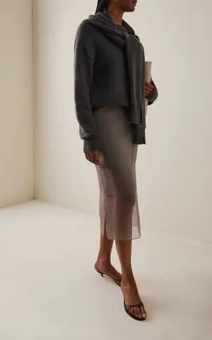TWP Shrug Cashmere Crewneck Sweater
