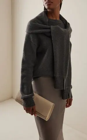 TWP Shrug Cashmere Crewneck Sweater