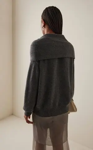 TWP Shrug Cashmere Crewneck Sweater