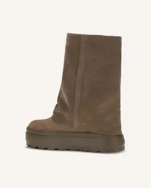 Casadei Double Face Suede High Boots - Brown