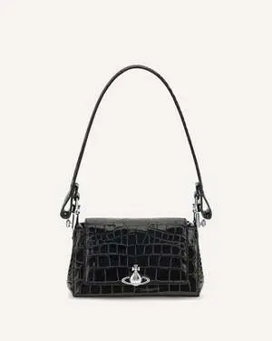 VIVIENNE WESTWOOD Hazel Small Shoulder Bag - Black