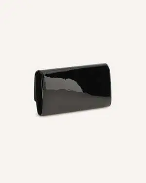 CHRISTIAN LOUBOUTIN Bettina Patent Leather Chain Wallet