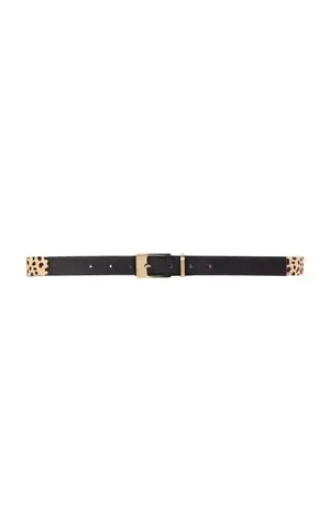 BLACK SUEDE STUDIO Legend Cheetah Pony Hair Belt - Animal