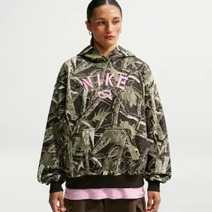 Nike Studio Fleece Medium Weight Oversized Pullover Hoodie
