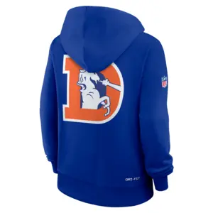 Nike Denver Broncos Nfl Pullover Hoodie - Blue