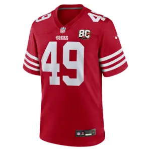 Nike The Faithful San Francisco 49ers 80th Anniversary Nfl Game Jersey - Red