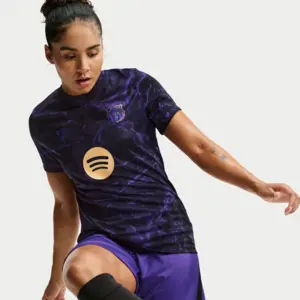 Nike Fc Barcelona Dri-fit Soccer Top - Purple
