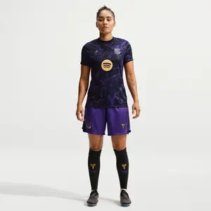 Nike Fc Barcelona Dri-fit Soccer Top - Purple