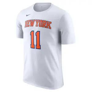 Nike New York Knicks Essentials City Edition Jalen Brunson Nba T-shirt - White