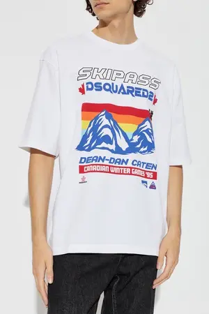Dsquared2 Cotton T-shirt With Print