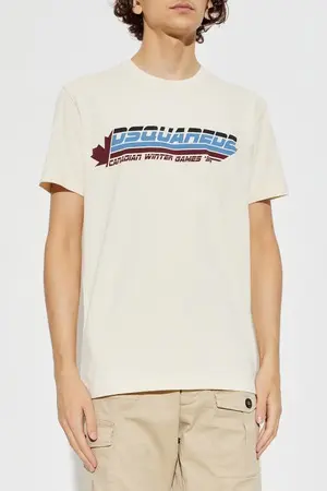 Dsquared2 Cotton T-shirt With Printed Logo