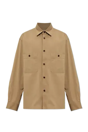LEMAIRE Shirt With Pockets - Brown
