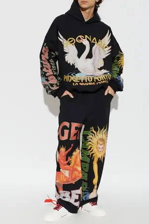 PDF Sweatpants With Colorful Print