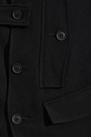 Yohji Yamamoto Wool Vest With Asymmetrical Flaps