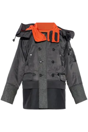 Dsquared2 Insulated Coat With Stand-up Collar