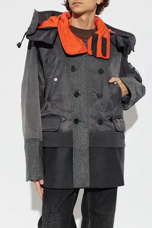 Dsquared2 Insulated Coat With Stand-up Collar