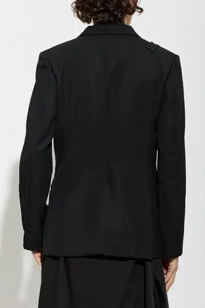 Yohji Yamamoto Wool Blazer With Single Vent