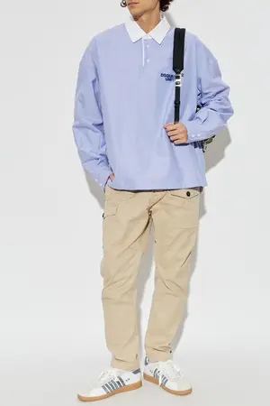 Dsquared2 Cotton Polo Shirt With Printed Logo