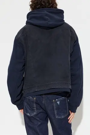 Dsquared2 Denim Jacket With Hood