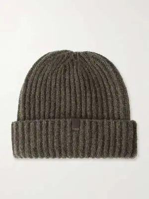 SLOWEAR Wool-blend Bouclé Beanie - Green
