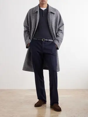 Sunspel Straight-leg Wool Trousers