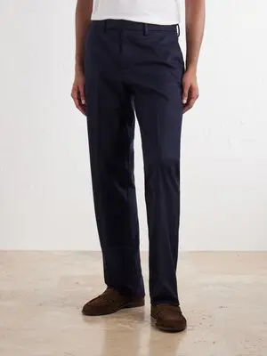 Sunspel Straight-leg Wool Trousers