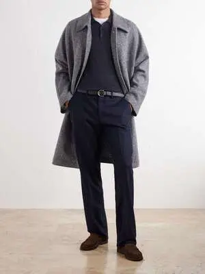 Sunspel Straight-leg Wool Trousers