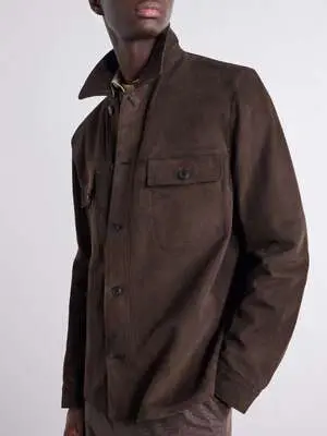 Sunspel Suede Overshirt