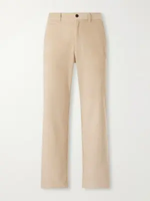 Portuguese Flannel Straight-leg Corduroy Trousers