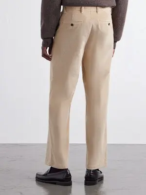 Portuguese Flannel Straight-leg Corduroy Trousers