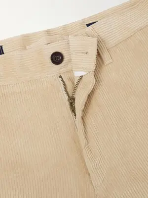 Portuguese Flannel Straight-leg Corduroy Trousers