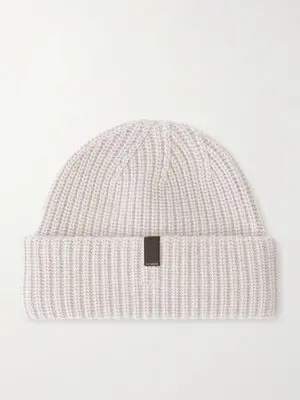 SLOWEAR Cashmere Knitted Beanie - Neutrals