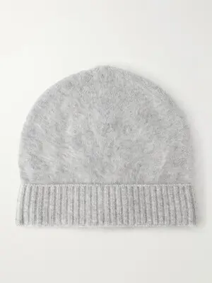 Altea Brushed Cashmere Beanie - Gray