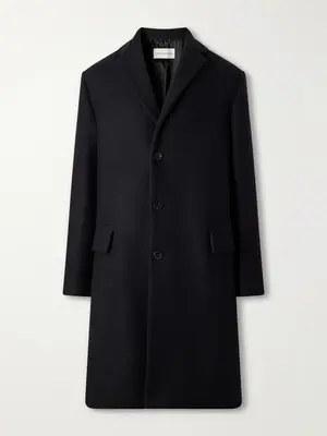 Dries Van Noten Wool-blend Coat - Black