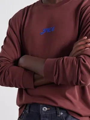 JW Anderson Logo-embroidered Cotton-jersey T-shirt