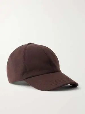 SLOWEAR Zanone Flexwool Wool-blend Cap - Brown