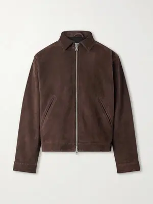 Nn07 Petrus Suede Jacket - Brown